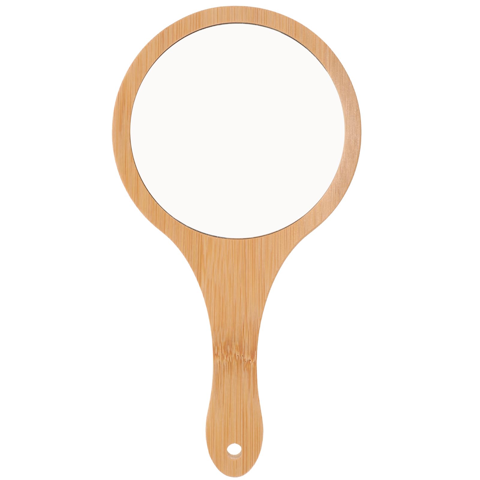 Amazon.com: NOLITOY Bamboo Hand Mirror, Portable Single Side Handheld ...