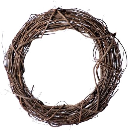 Amazon.com: Renococo DIY Crafts Natural Grapevine Wreaths,12/16 Inch ...