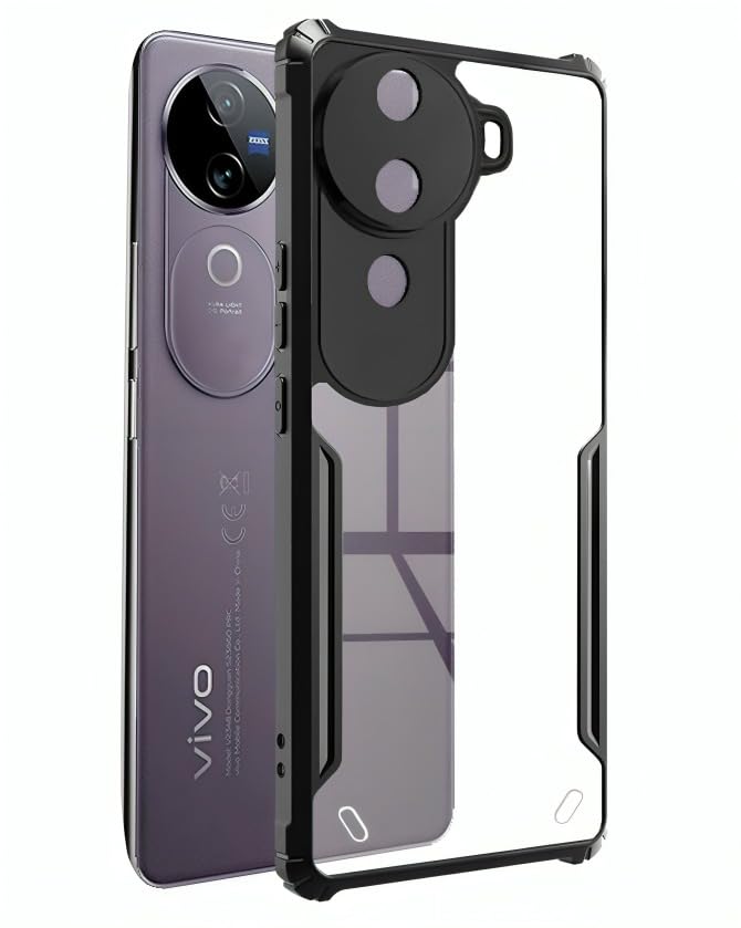 SPAZY CASE® iQOO Z9s 5G / Vivo V40e 5G Back Cover | Transparent Crystal ...