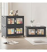 Amazon.com: BROVIEW 880Qt Extra Large Stackable Storage Bins with Lids ...