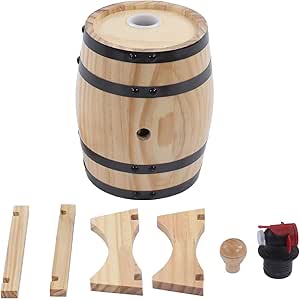 Whiskey Barrel Drink Dispenser, Wine Barrel with Stand Tap Cork Set ...