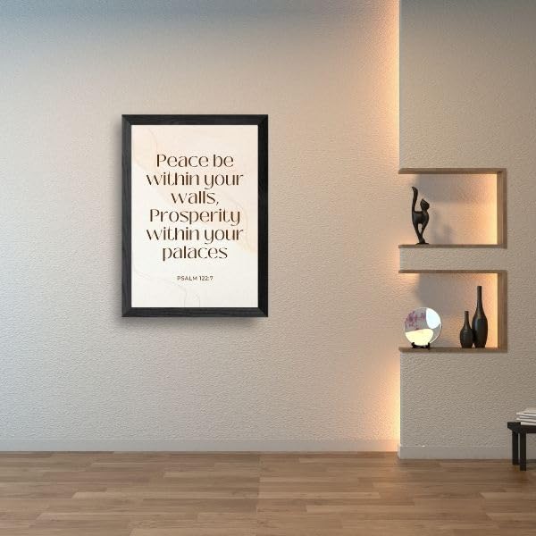 Peace be within..Housewarming Bible verse wall frames for living room ...