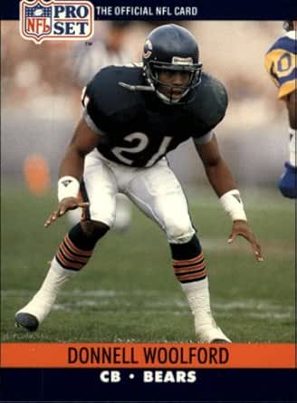 Amazon.com: 1990 Pro Set Football Card #459 Donnell Woolford ...