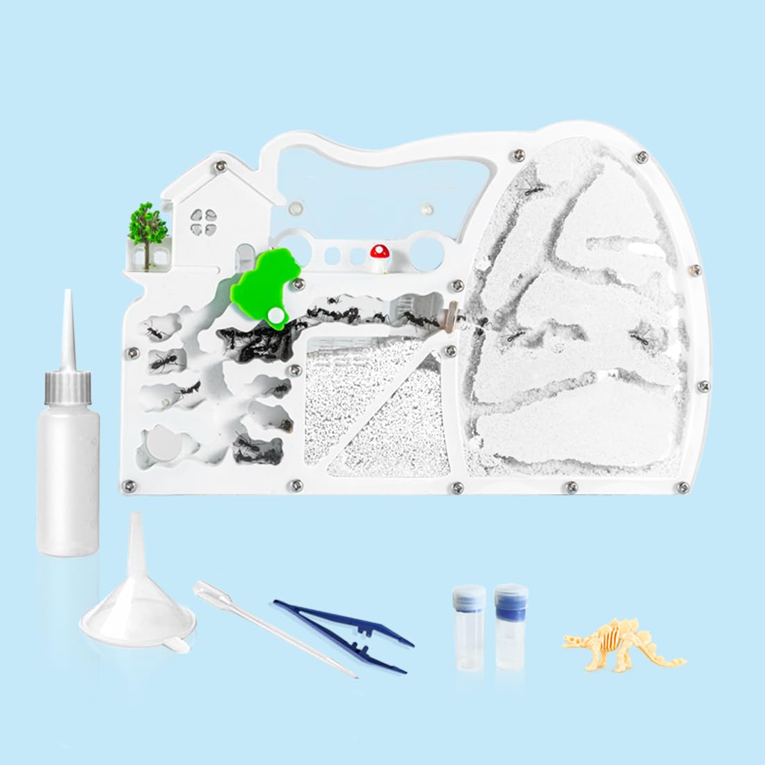 Amazon.com: ELNMLHT Ant Farm Castle, Sand Ant Colony Observation Kit ...