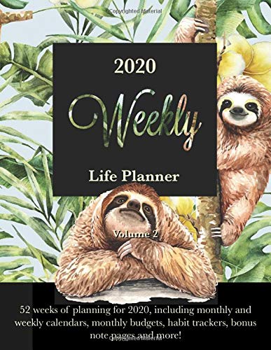 2020 Dated Weekly Life Planner: 52 weeks of planning for 2020 ...