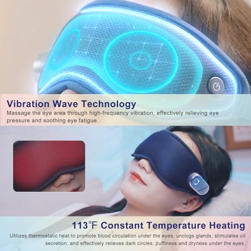 Snapklik.com : Hotodeal Heated Eye Mask,Cordless Dry Eye Mask For Relax ...