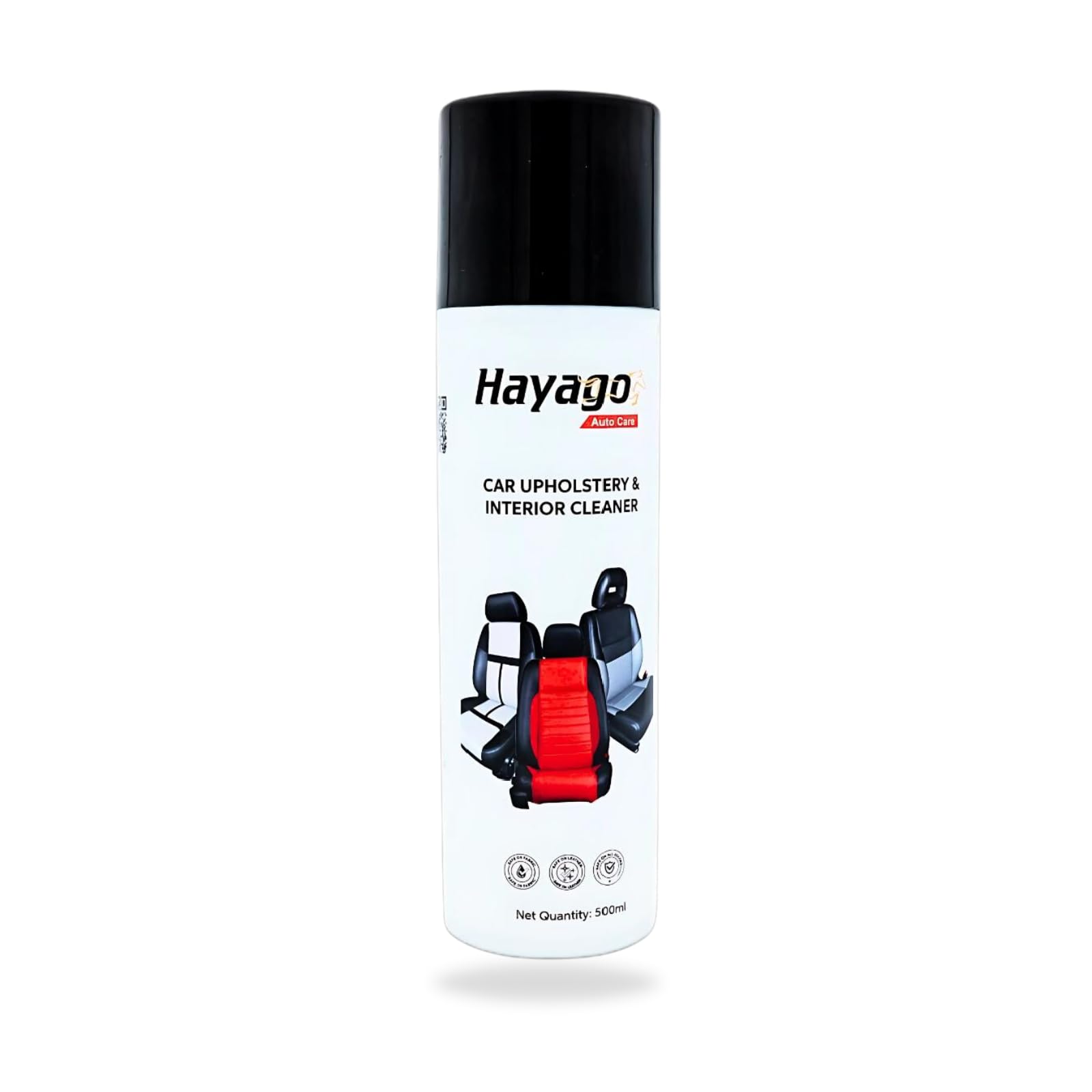 Hayago Foaming Car Interior Cleaner (500ml) - Quick-Drying Upholstery ...