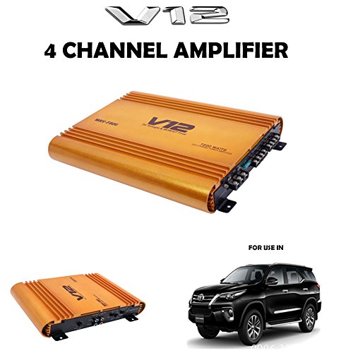v12 Car 4 Channel Amplifier : Amazon.in: Electronics
