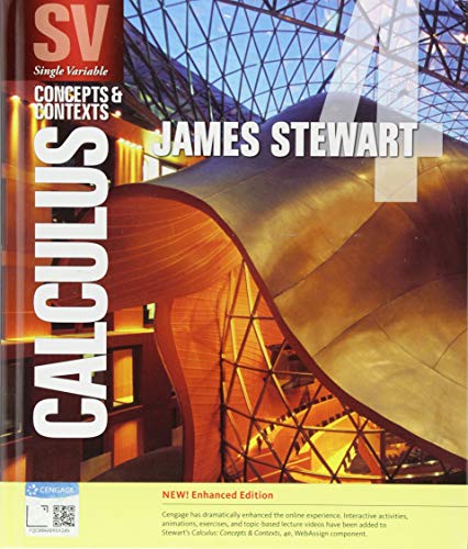 Single Variable Calculus: Concepts and Contexts, Enhanced Edition: Stewart, James: 9781337687805 ...
