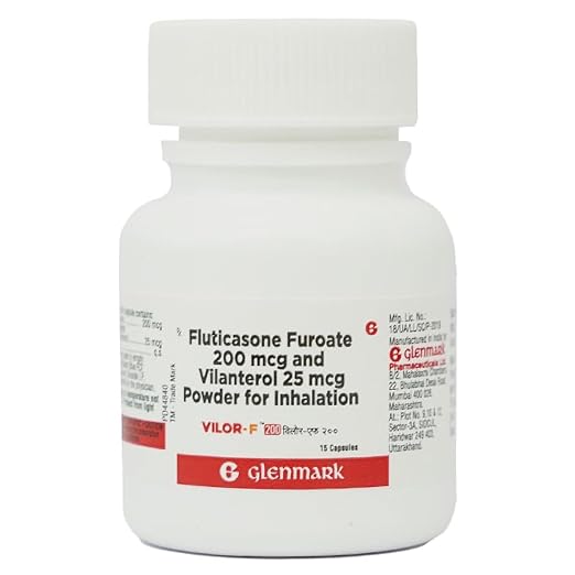 Vilor F 200 Powder for Inhalation -Bottle of 15 Capsules : Amazon.in ...