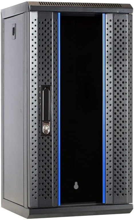 DSIT 10 Inch Set: 12U Wall Mounted Network Cabinet - Shelf - Power ...