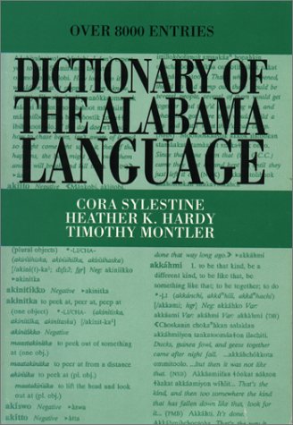 Dictionary of the Alabama Language (English and North American Indian ...