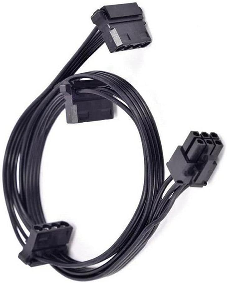 Amazon.com: Zahara PCIe (6+2) PIN 8(P in) SATA Molex Power Supply Cable ...