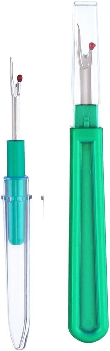 2 Pack Seam Rippers Large Small Thread Cotton Unpicker Cutter (Green ...