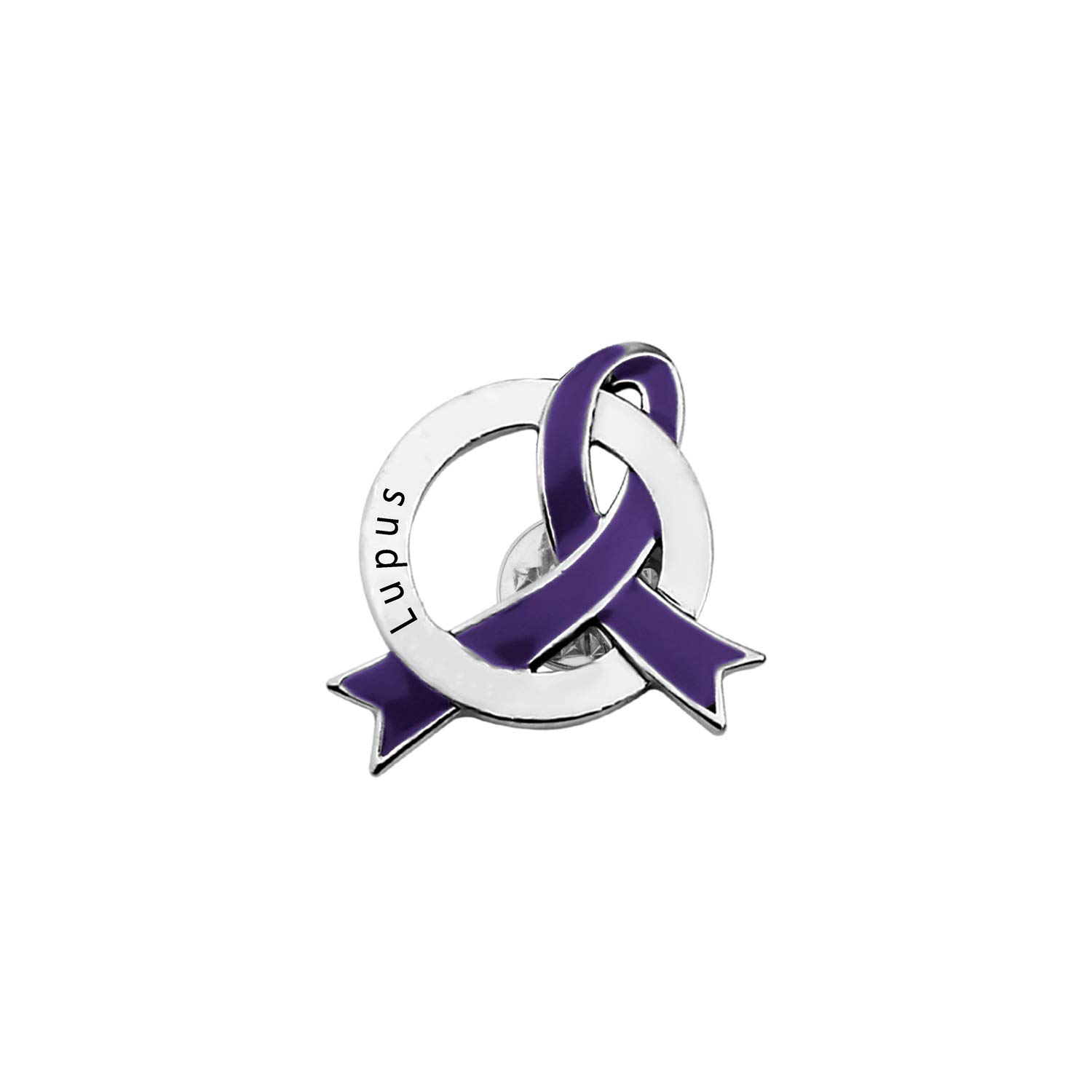 Cenwacenwa Lupus Disease Purple Ribbon Pin Lupus Awareness Gift Purple ...