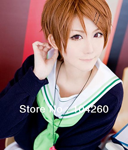 Amazon.com: Smile Japan Aida Riko Short Cosplay Wigs Full Lace Party ...