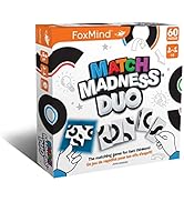 Amazon.com: Foxmind Match Madness Board Game, Dual Mode Visual ...