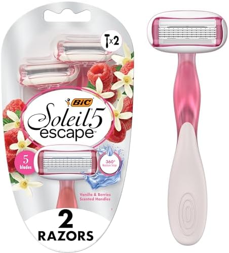 Amazon.com: BIC Soleil Escape Women's Disposable Razors With 5 Blades ...