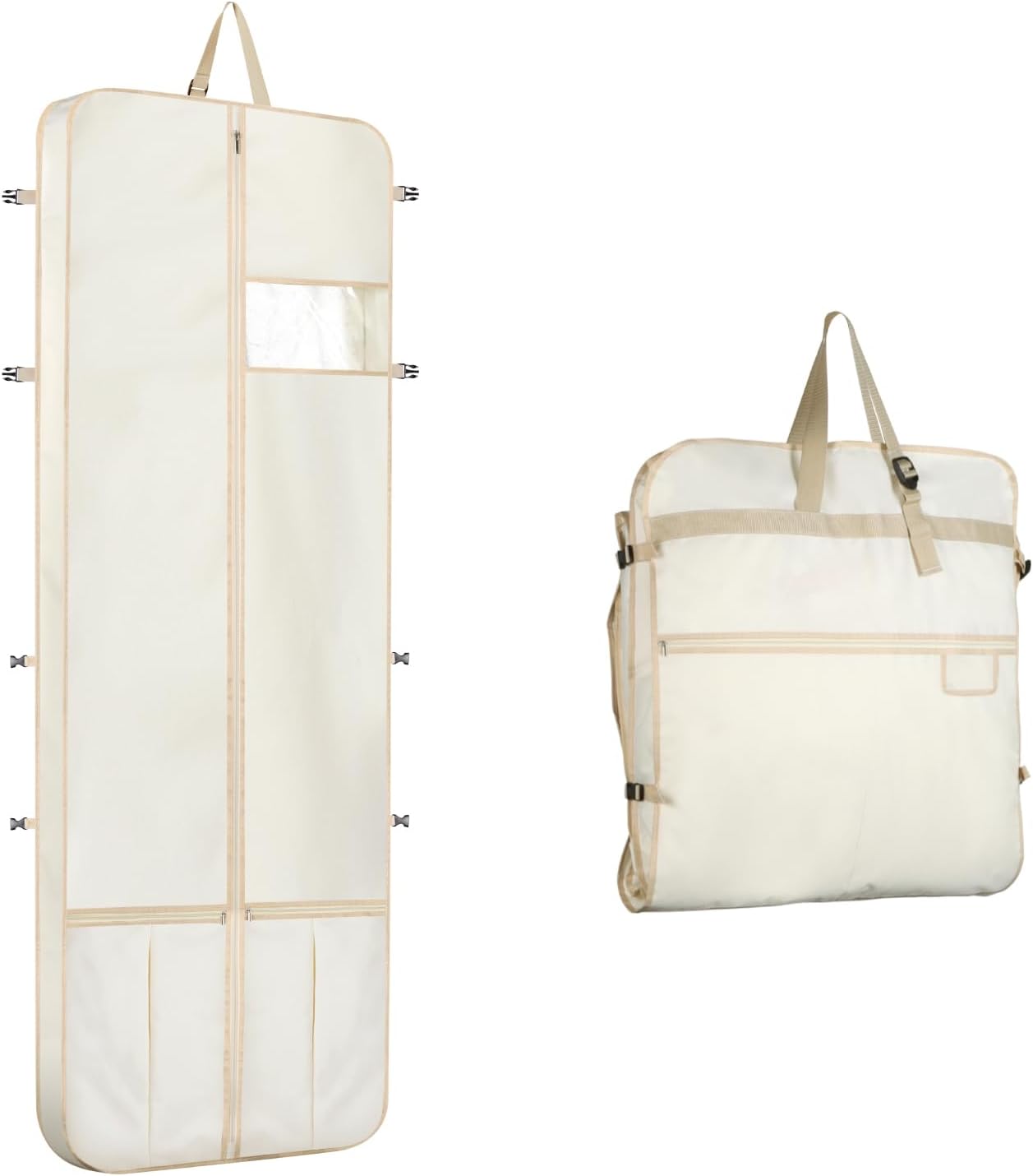 Amazon.com: Zilink 72" Wedding Dress Garment Bag Dress Bags for Gowns ...