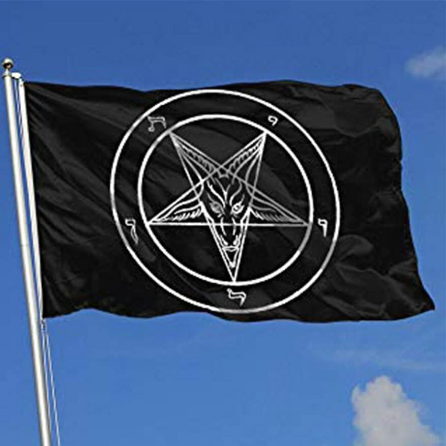 National Flag Satanism Flags 90x150cm Roman Catholic Church Knights ...
