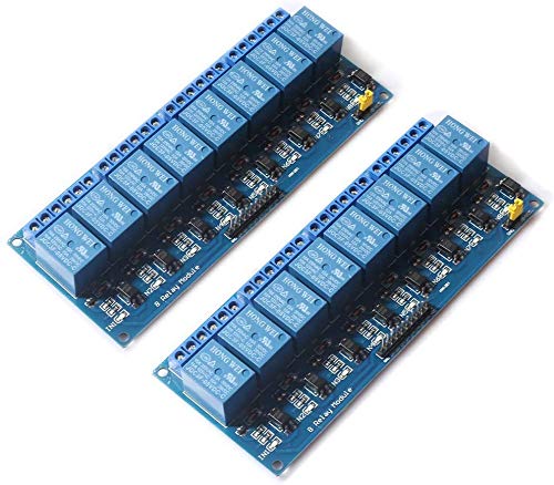 Scriptronics 8 Channel DC 5V Relay Module with Optocoupler for UNO R3 ...