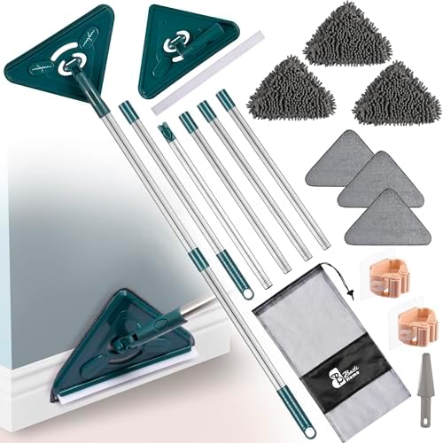 Amazon.com: Wall Mop Cleaner Baseboard Cleaner Tool with Handles 93 ...