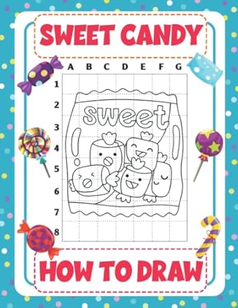 How To Draw Sweet Candy: Step-by-Step Guide To Draw Coloring Pages With ...