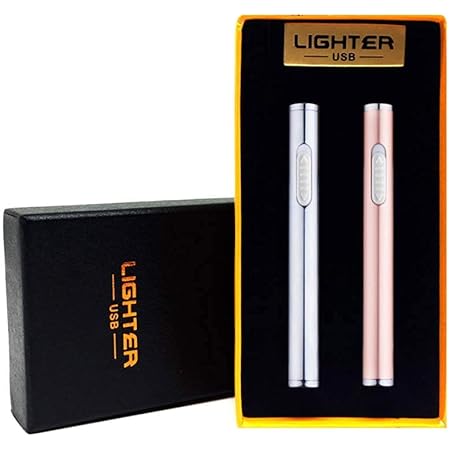 Amazon.com: USB Mini Lighters Electronic Rechargeable Windproof ...
