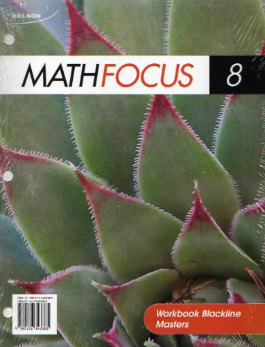 Math Focus 8: Workbook Blackline Masters: Nelson: 9780176343385: Amazon ...