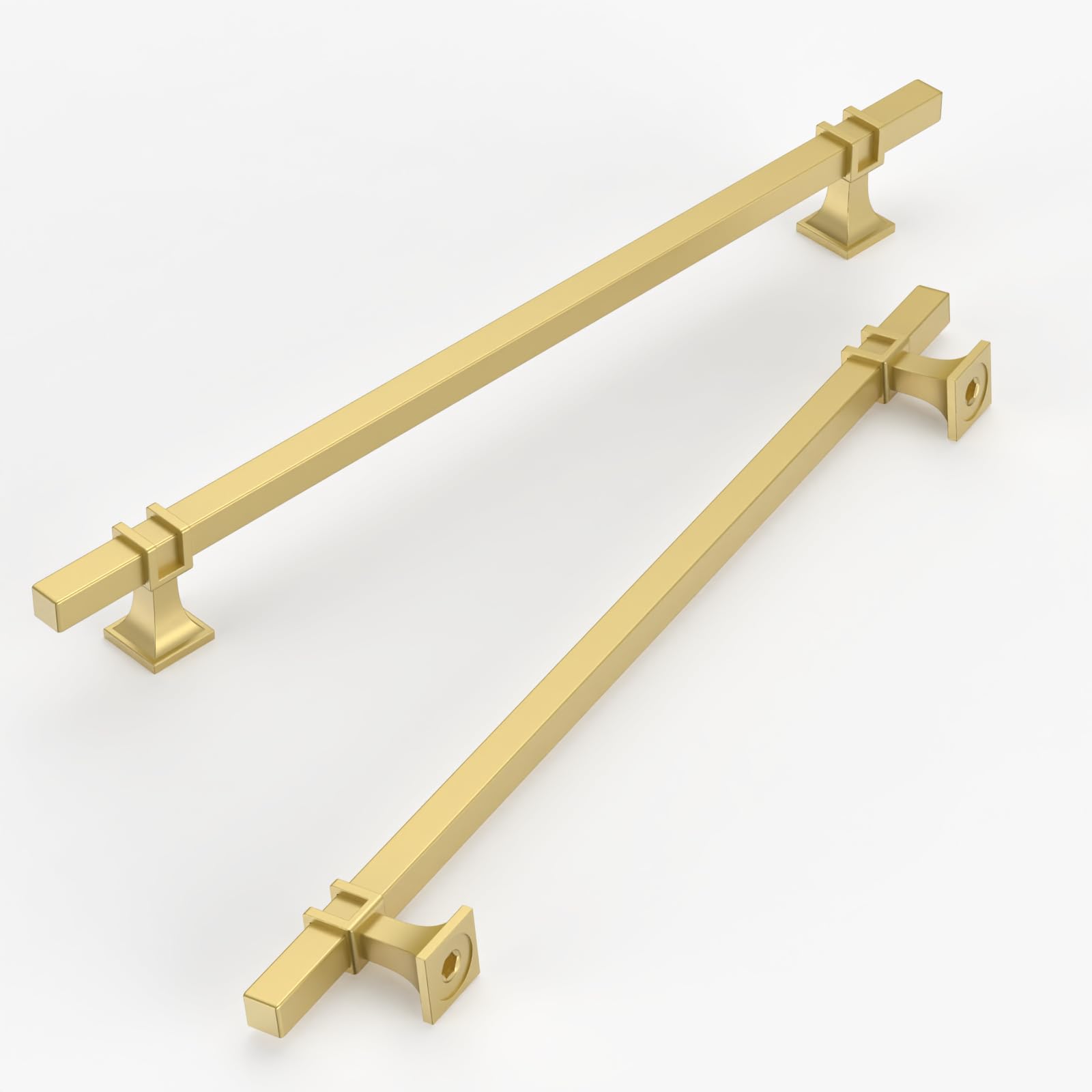 Snapklik.com : 10 Pack 10 Inch Cabinet Pulls Brushed Gold Kitchen ...