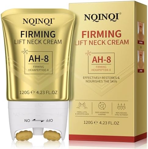 Amazon.com: NQINQI AH-8 Firming Neck Cream with Roller - Neck and Chest ...
