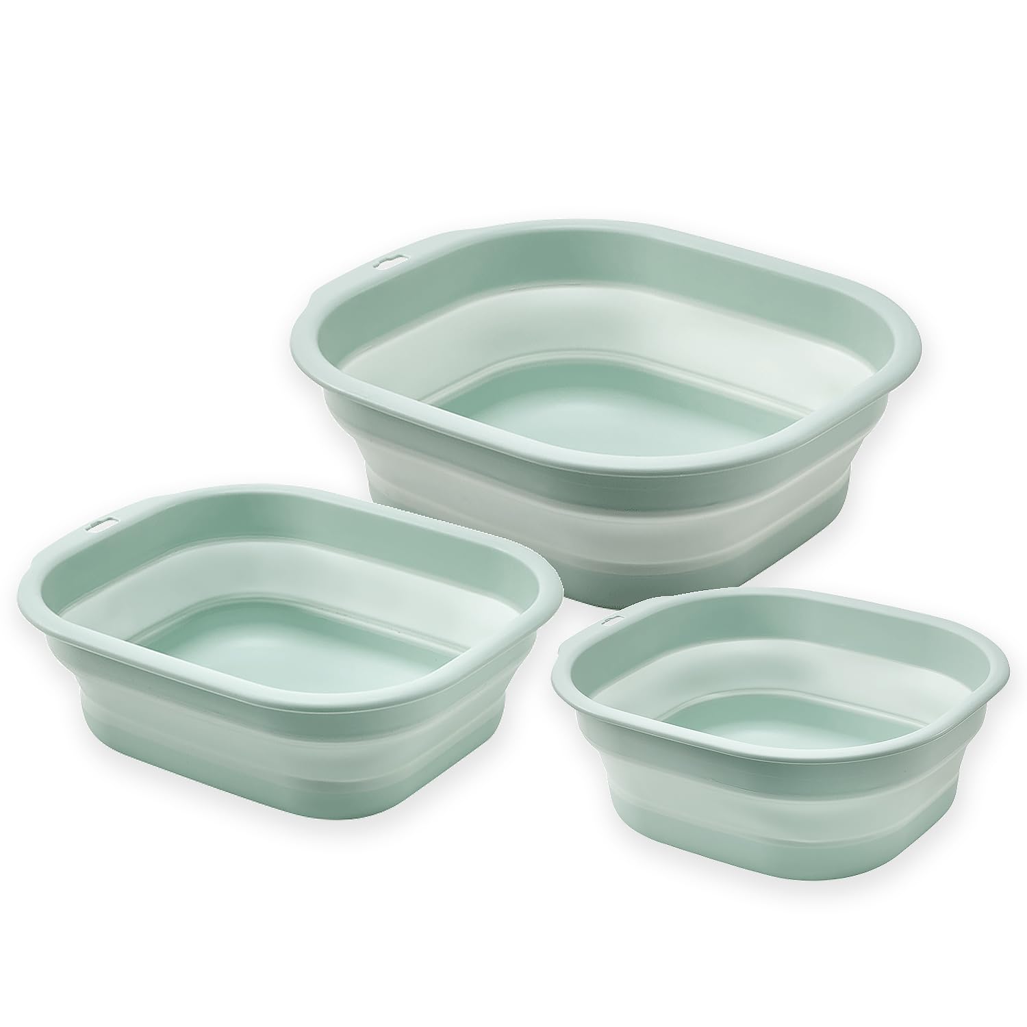 Amazon.com: Daimix Collapsible Wash Basin Set of 3, Foldable Large ...