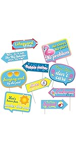 Amazon.com: Cruise Ship Party Photo Booth Kit - Nautical Themed ...