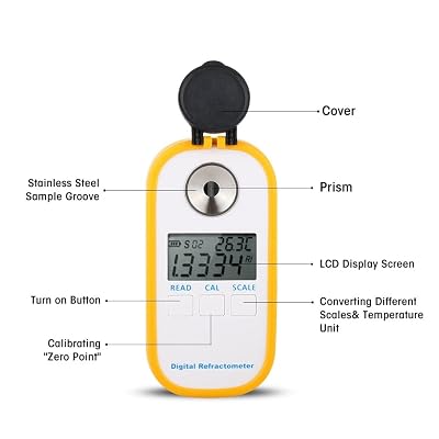 Veex Meter Digital Refractometer ProSource Scientific-VeeGee Scientific ...