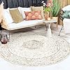 Amazon.com: Castage Boho Round Rug 6ft,Washable Circle Area Rugs for ...