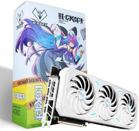 maxsun GeForce RTX 4080 OC 16GB iCraft Anime GPU Tarjeta gráfica GDDR6X ...