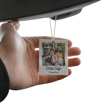 Amazon.com: Custom Car Rear View Mirror Hanging Ornament with ...