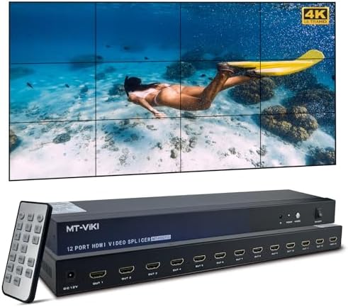 Amazon.com: ICUIXIAN Video Wall Controller 4x3 3x4 12-Channel Video ...