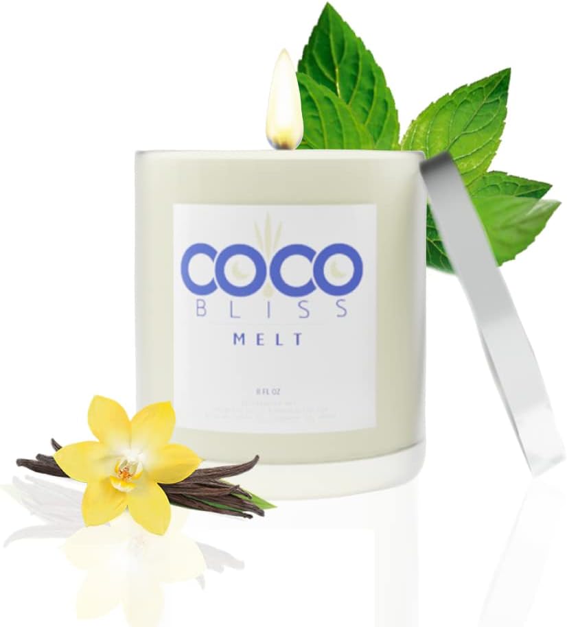 Amazon.com: Coco Bliss Melt - Massage Candle Natural Coconut ...