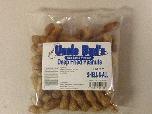 Amazon.com: Deep Fried Peanuts -Eat em Shell & All! (Sea Salt & Vinegar ...