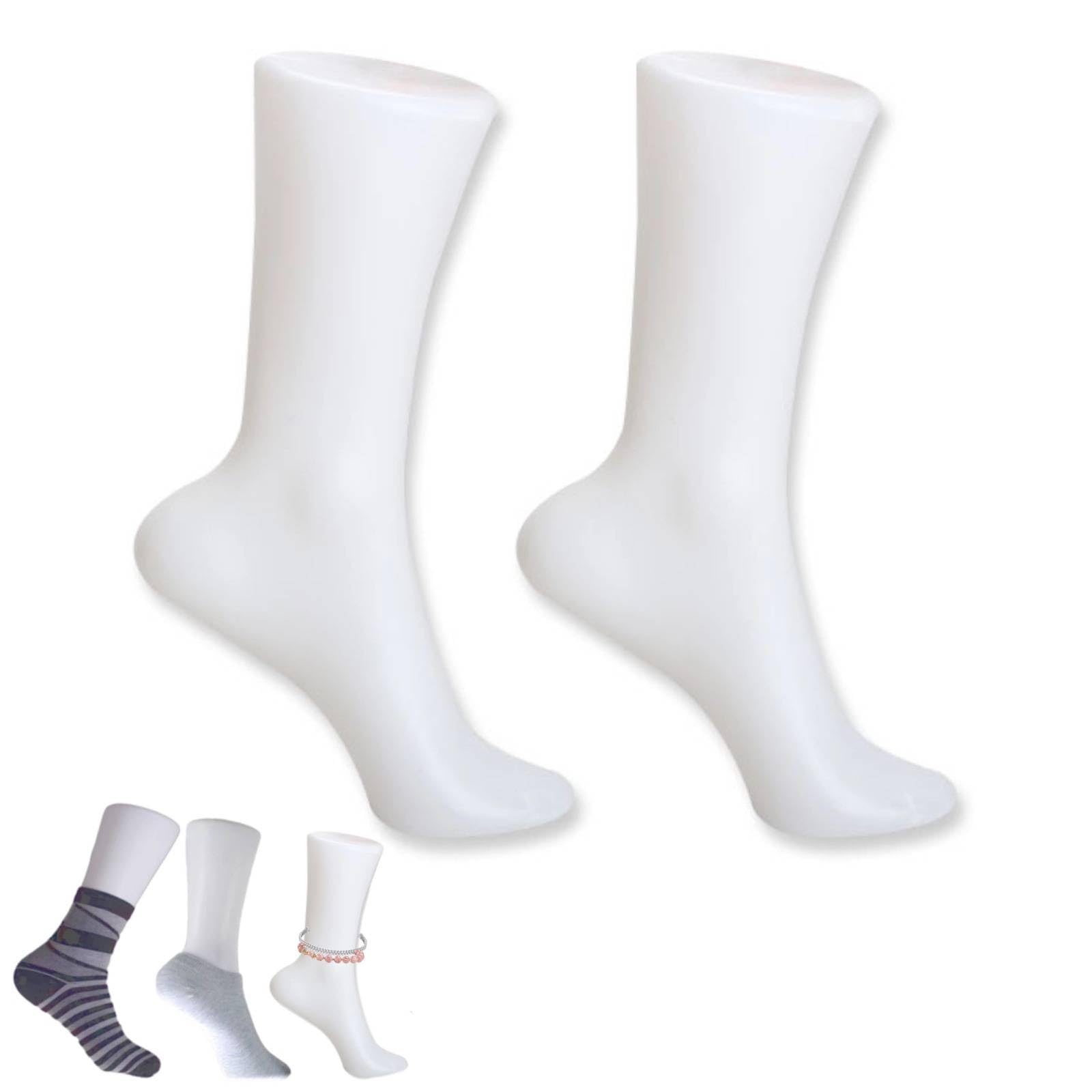 Amazon.com: globeagle 2PCS Sock Model Female Foot Sock Display Mold ...