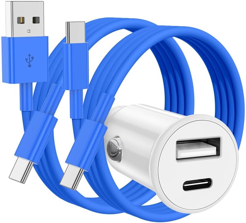 Amazon.com: Fast Car Charger, 48W Dual Port USB A and USB C Car Charger ...