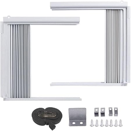 Amazon.com: Flamorrow Window Air Conditioner Side Panels with Frame, AC ...