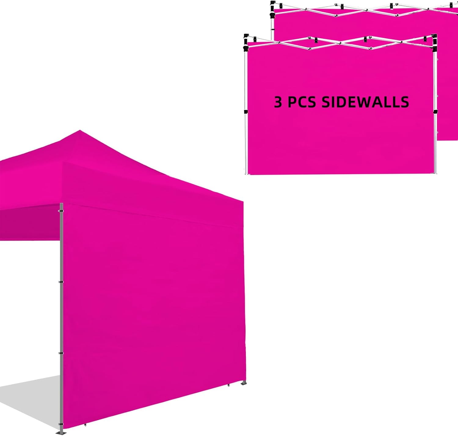 Amazon.com : Joramoy Canopy Tent Sidewalls for 10×10 Pop Up Canopy, 3 ...