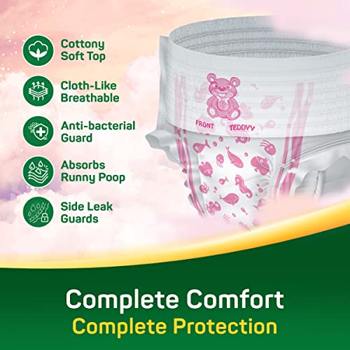TEDDYY Baby Easy Pant Diapers Medium 74 Count (Pack of 1) - Price History