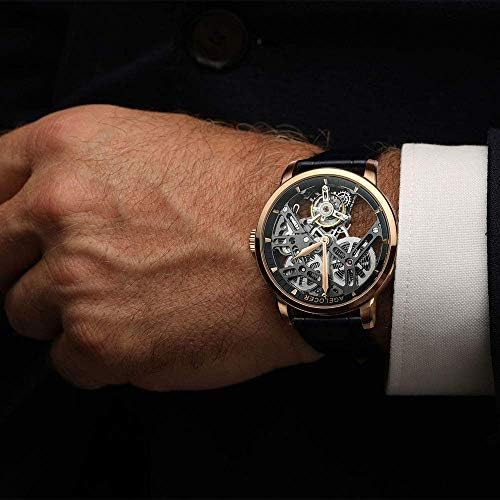 Agelocer Men's Watch Top Brand Tourbillon Skeleton Watch Hot Wrist ...