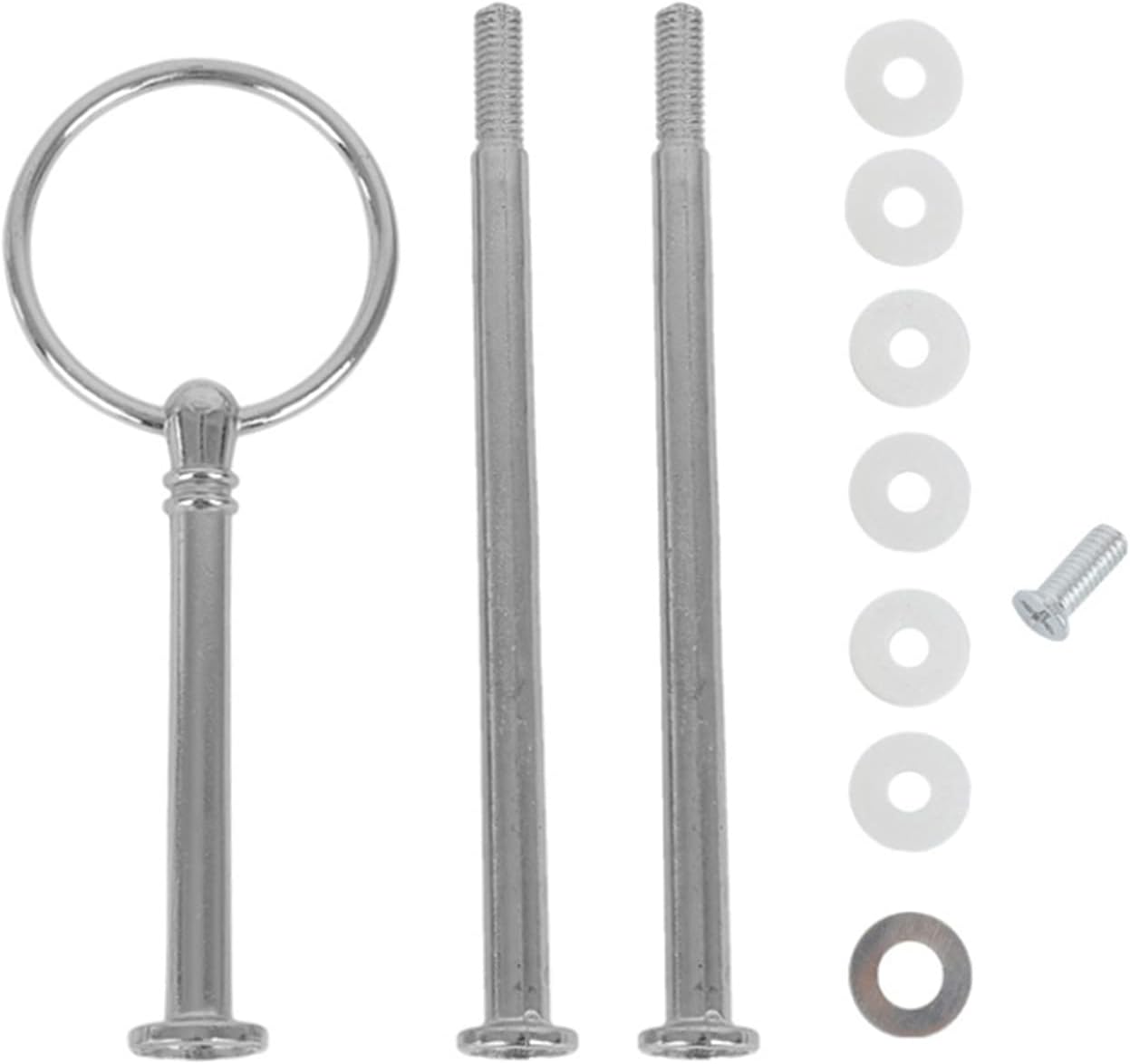 5pcs Cake Heavy Plate Stand Handle fittings Round Hardware Rod 3 Tier ...