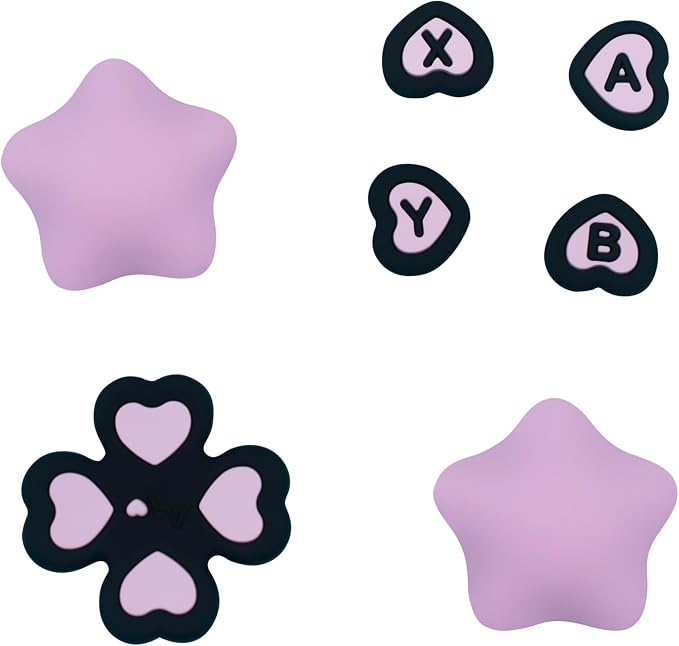 Amazon.com: FAZNWUN Thumb Grips & Button Caps for Nintendo Switch 2 Joy ...