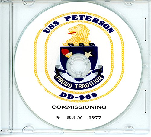 USS Peterson DD-969 Commissioning Program on CD 1977: Great Naval ...