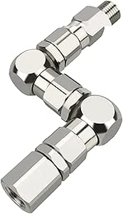 Amazon.com : lazyfun 360 Degrees Rotate Stainless Steel Airless ...